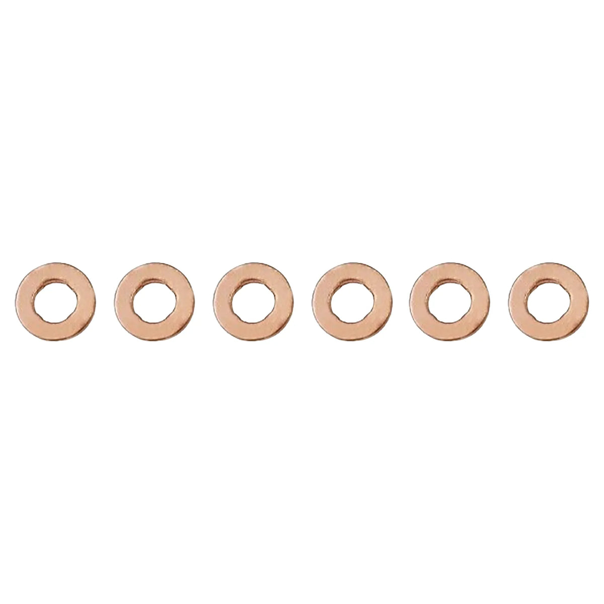 6x Copper Injector Seal 15x7.15x3 mm – Injector Washer – DieselFixNeuss